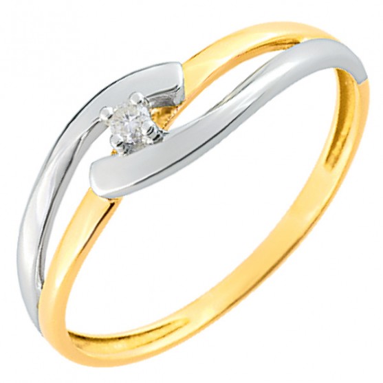 Bague solitaire or diamant(s) Christian Bernard - QZ041BB4 - QZ041BB4