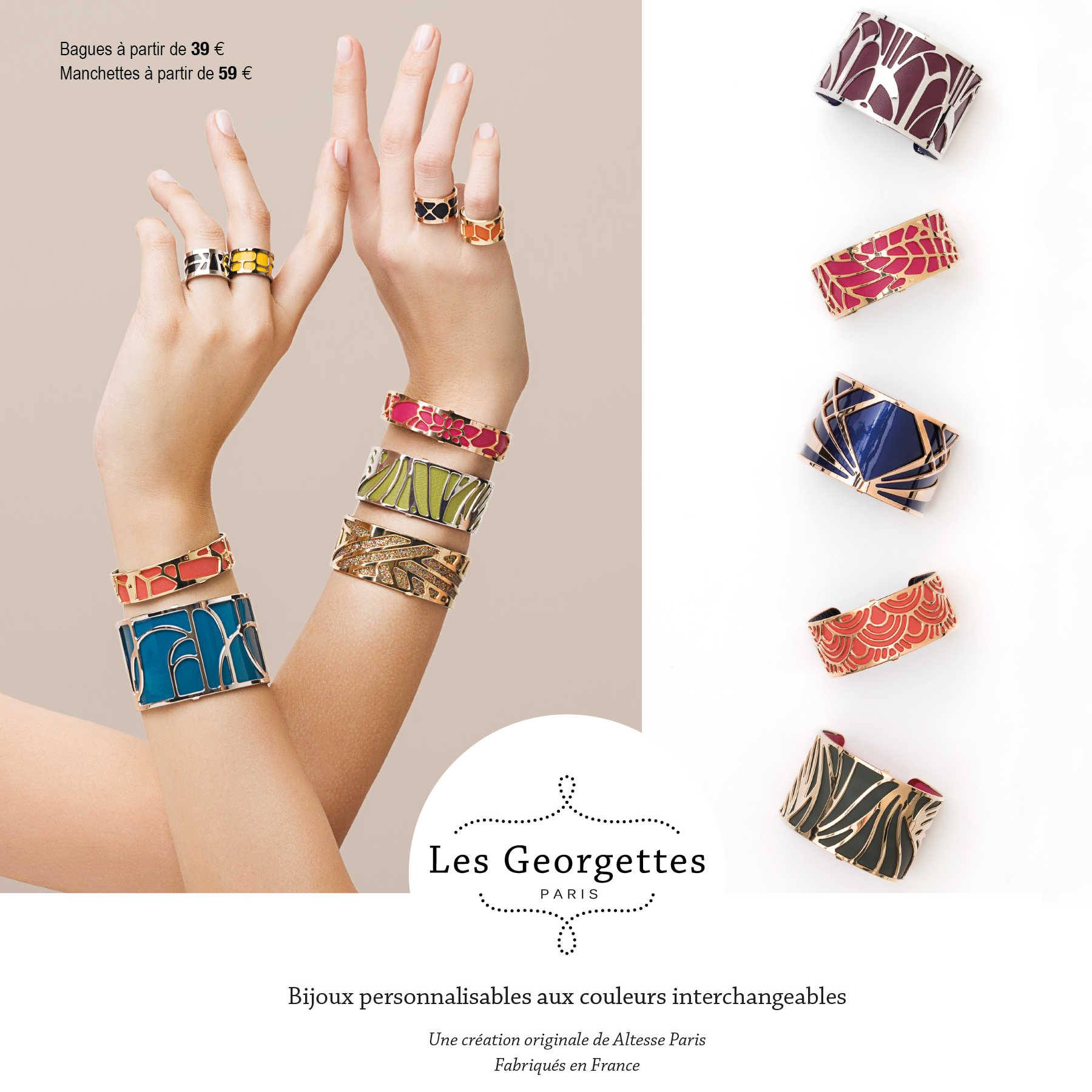 Bagues et bracelets personnalisables Les Georgettes | Tendance bijoux ...